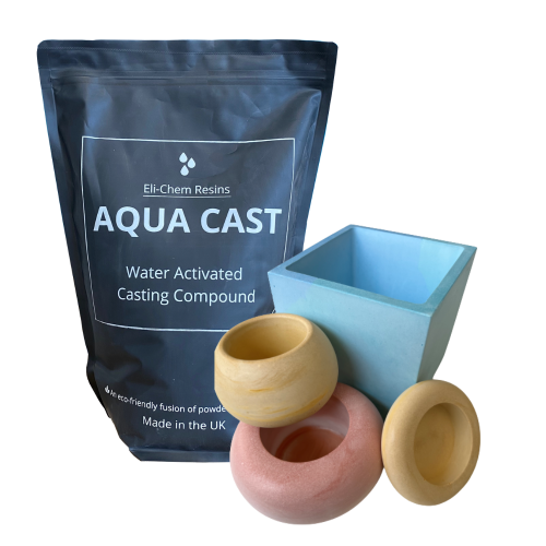 AQUA CAST eco-casting medium from Eli-Chem Resins UK Choose 3kg or Tes ...